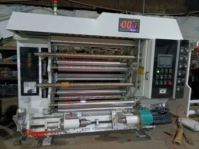 Buy Surface Slitting Rewinding Machine Double Wind Shaft Automatic ...
