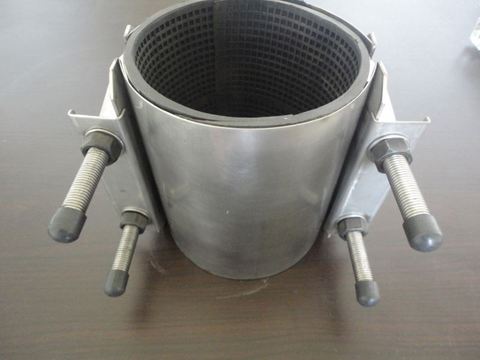 Buy Syi Full Stainless Steel Single Band Coupling Repair Pipe Clamp For ...