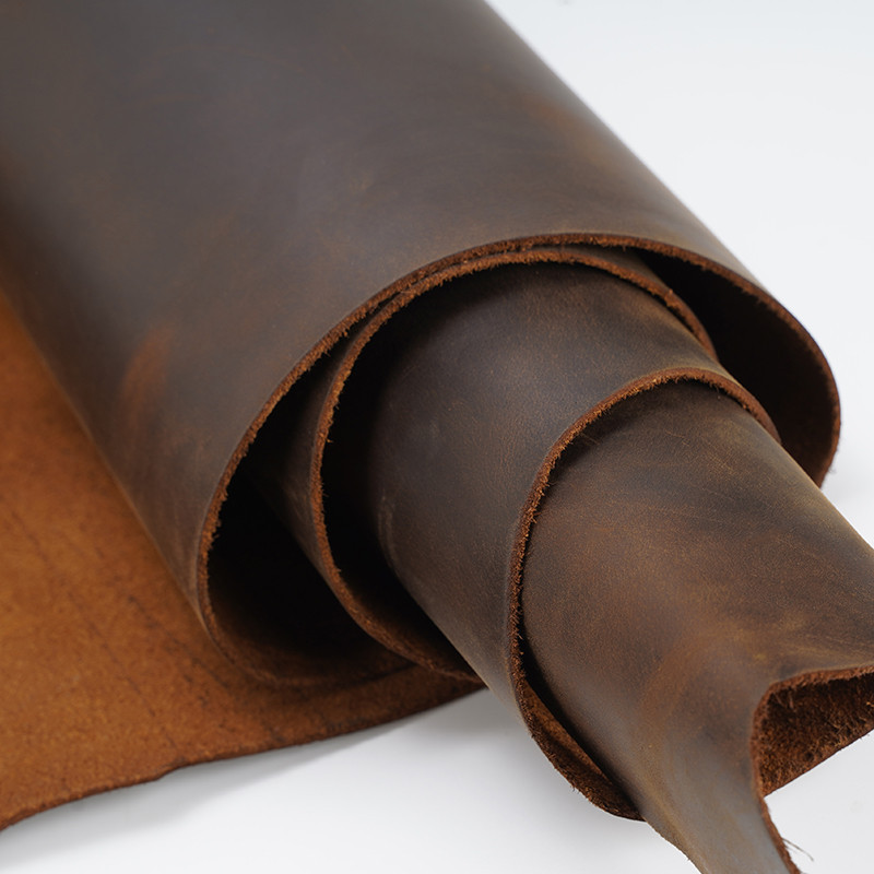 Buy Top Grain Cow Hides Cattle Real Leather Material Full Grain Crazy ...