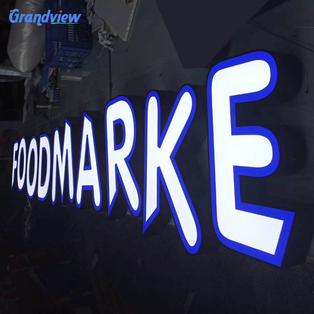 Buy Wall Mount Illuminated Name Board Designs Advertising Shop Signs ...