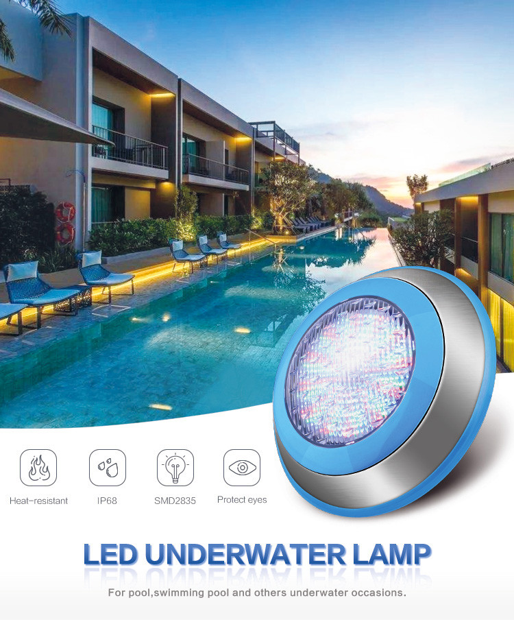 Buy Wall-mounted Swimming Pool Light Swimming Pool Light Ip68 Led Surface Mounted Pool Light ...