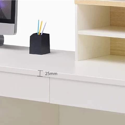Buy White Melamine Counter Table Reception Desk Office Furniture from ...