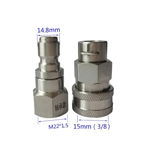 Buy Wholesale Stain Steel Anti Winding Male And Female Fast Fitting For ...