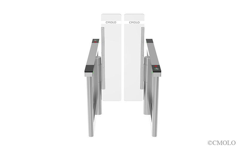 Buy Pedestrian Queuing Systems Entry Barriers High Panel Swing Gate ...