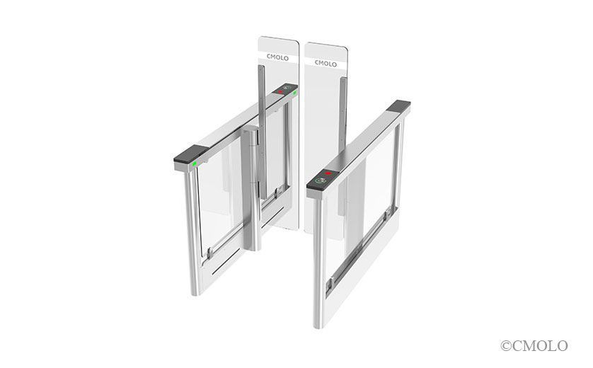 Buy Pedestrian Queuing Systems Entry Barriers High Panel Swing Gate ...