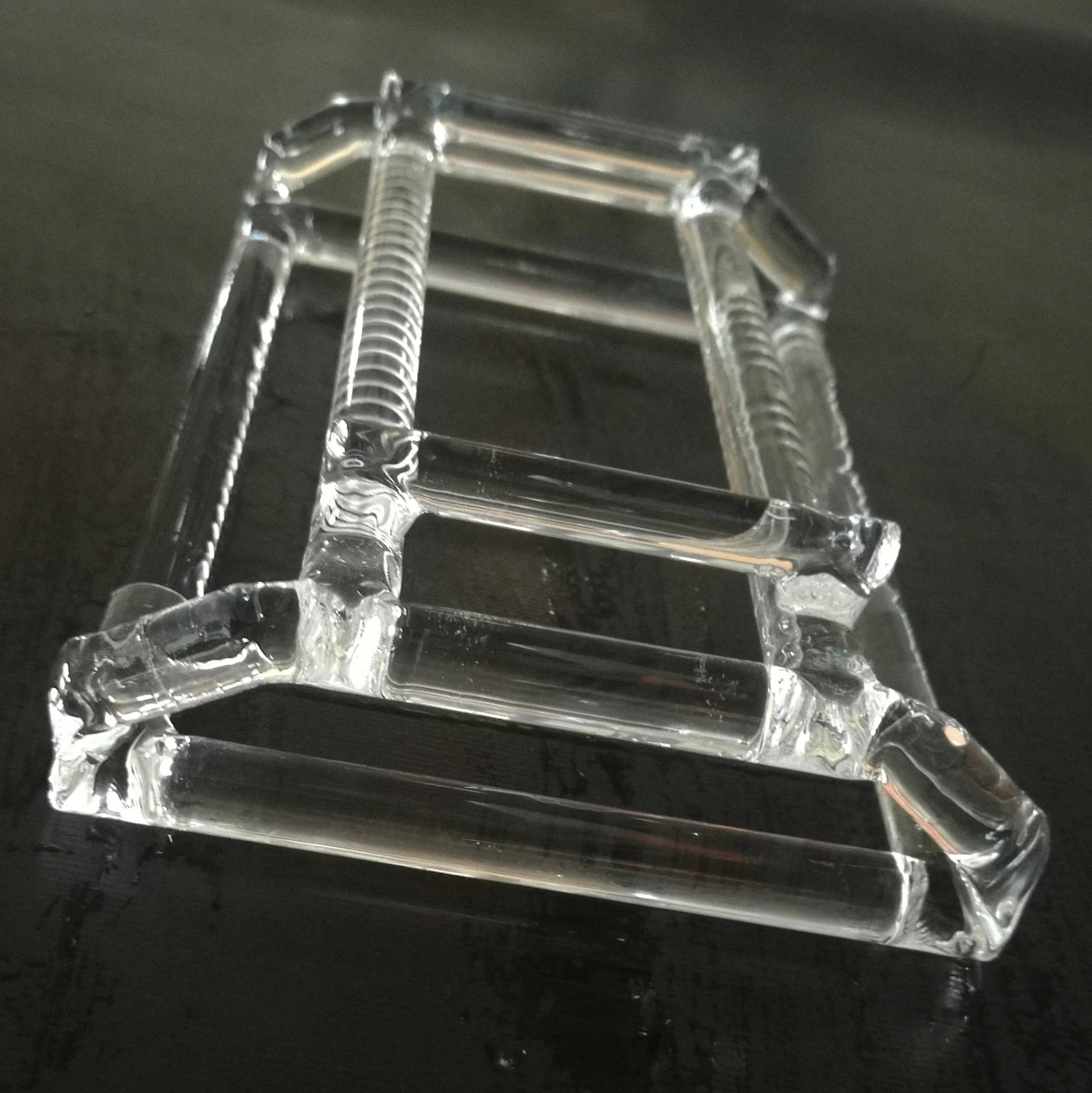 Buy Clear Diffusion Quartz Boat For Silicon Solar Wafer Carriers from ...