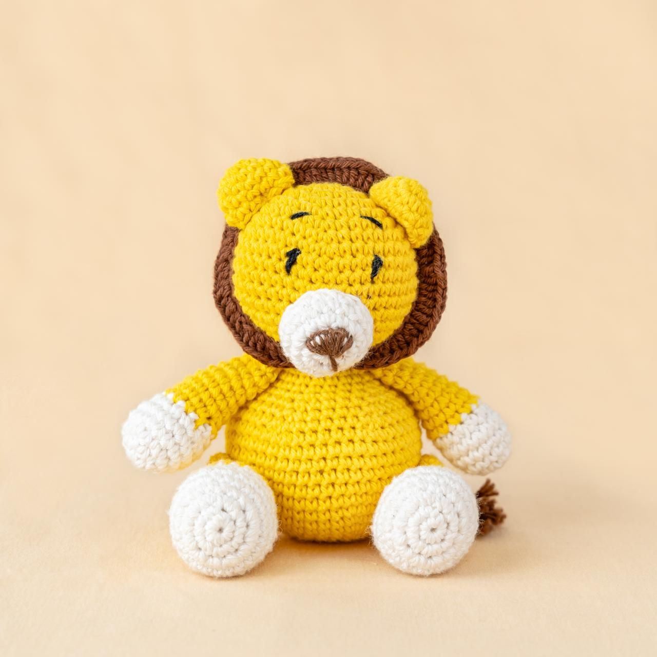 Buy Leo The Crochet Lion from Little lifters, India | Tradewheel.com