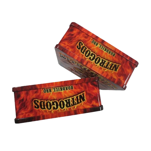 Buy New Style Metal Tin Box Custom Size Printed Pattern Gift Square Tin ...