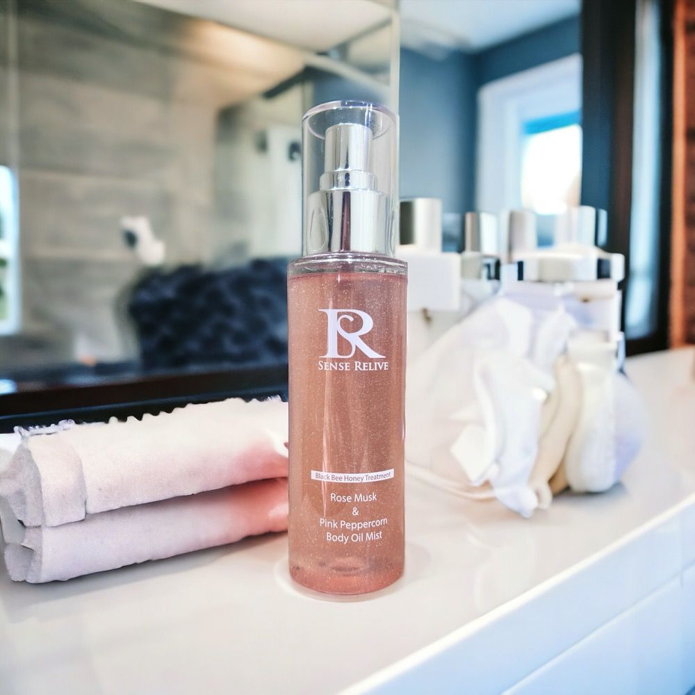 Buy Rose Musk & Pink Peppercorn Body Oil Mist from Mingvaa Internation ...