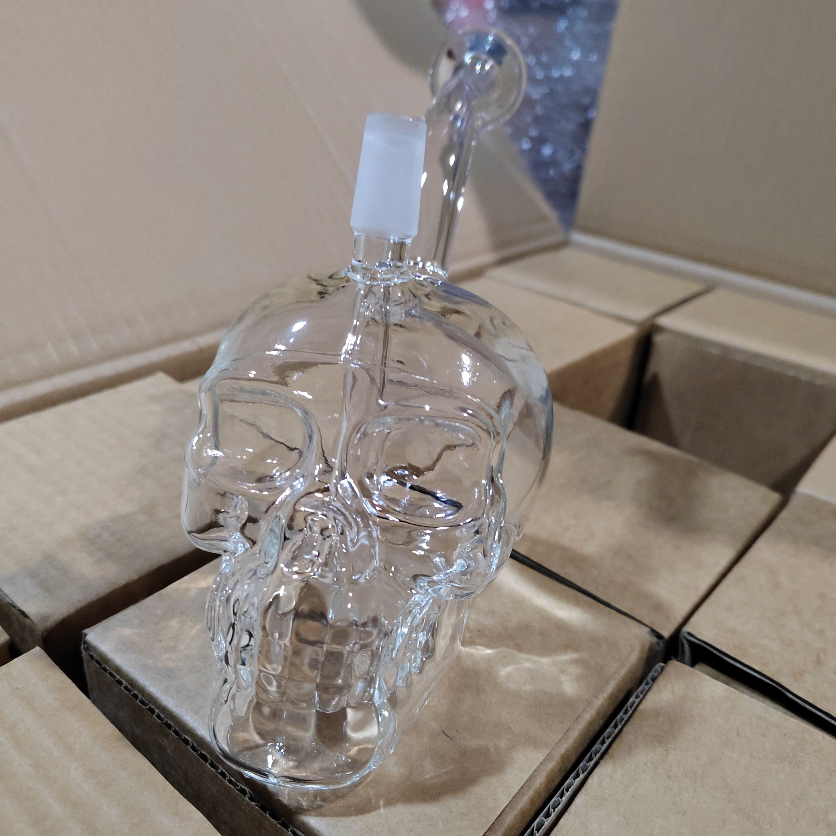 Buy Skull Shaped High Borosilicate Glass Bong from DEMA International ...