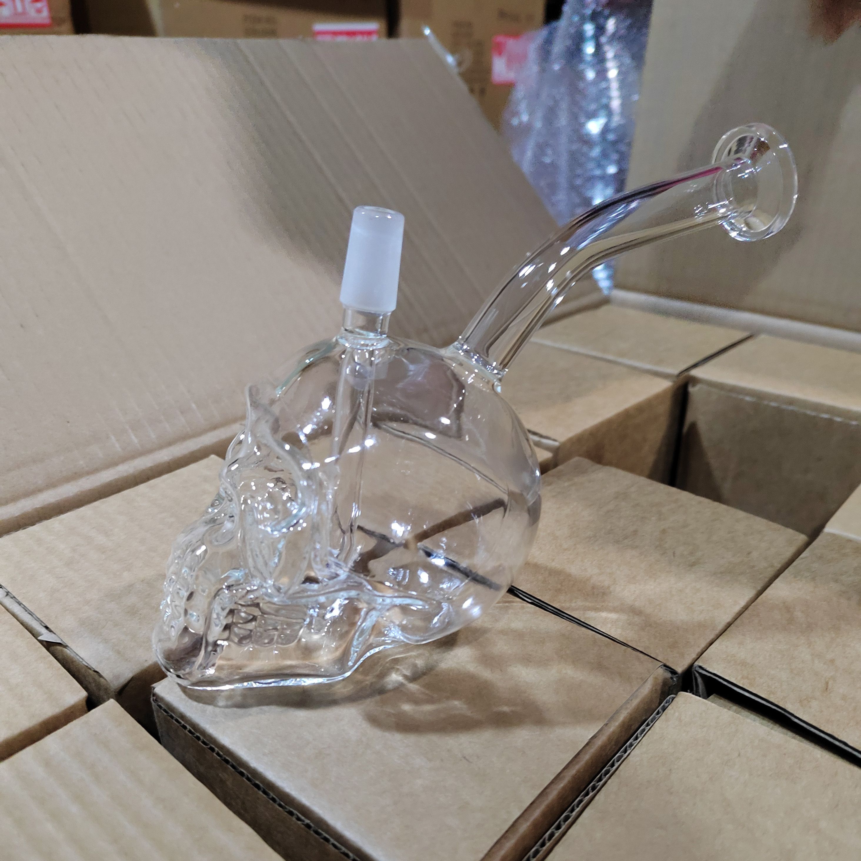 Buy Skull Shaped High Borosilicate Glass Bong from DEMA International ...