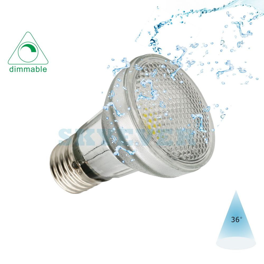 Buy Glass Led Par16 Lamp Bulb Spot Cob 7w E26/e27 Dimmable Ip65 from ...