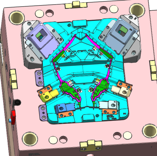 Buy Flip The Two-color Mold 180 Degrees, Move The Two-color Mold, And ...