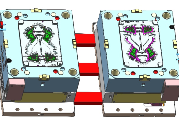 Buy Flip The Two-color Mold 180 Degrees, Move The Two-color Mold, And ...