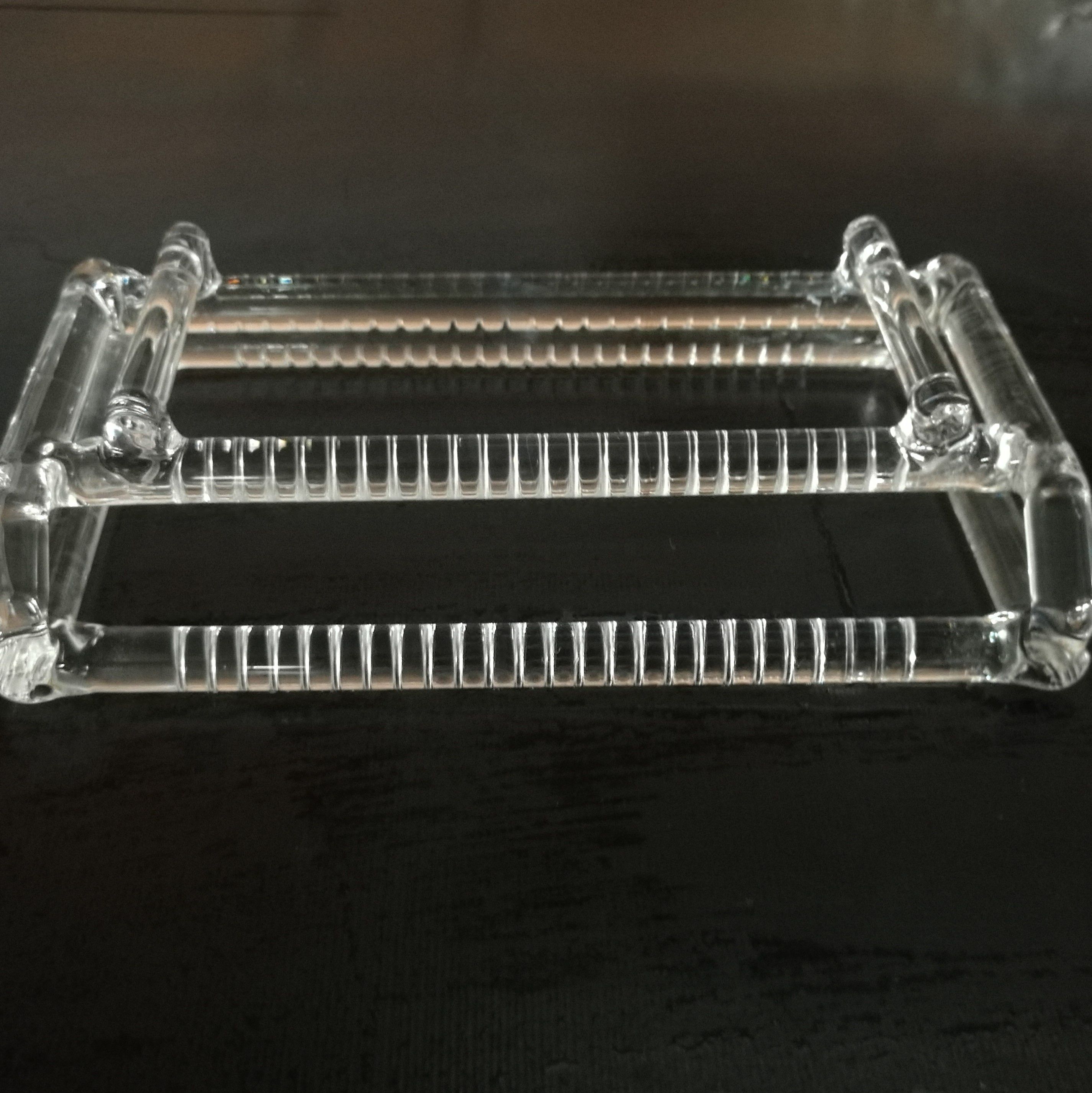 Buy Clear Diffusion Quartz Boat For Silicon Solar Wafer Carriers from ...