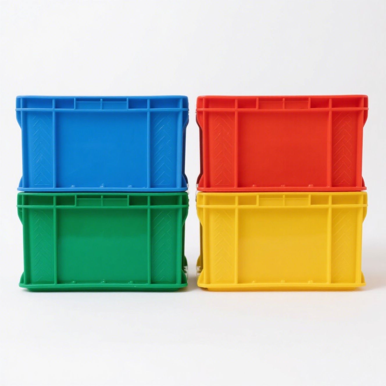 Buy Stackable Solid Box Plastic Shelf Bin Boxes Spare Storage Part Bins ...