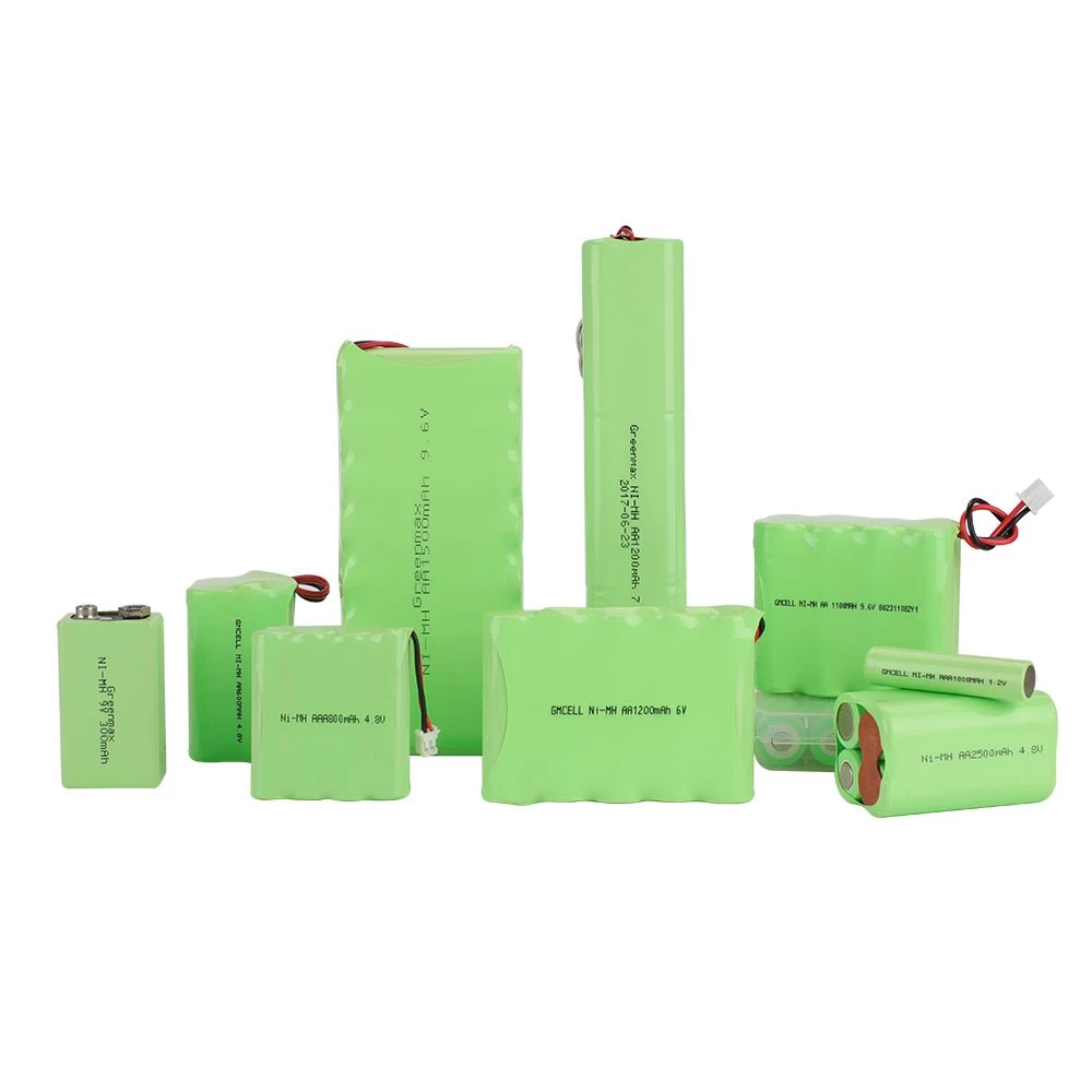 Buy 1200 Times Cycle Aa Rechargeable Nimh Battery Pack 800mah 1.2v Ni-mh Battery With Solder Tab ...