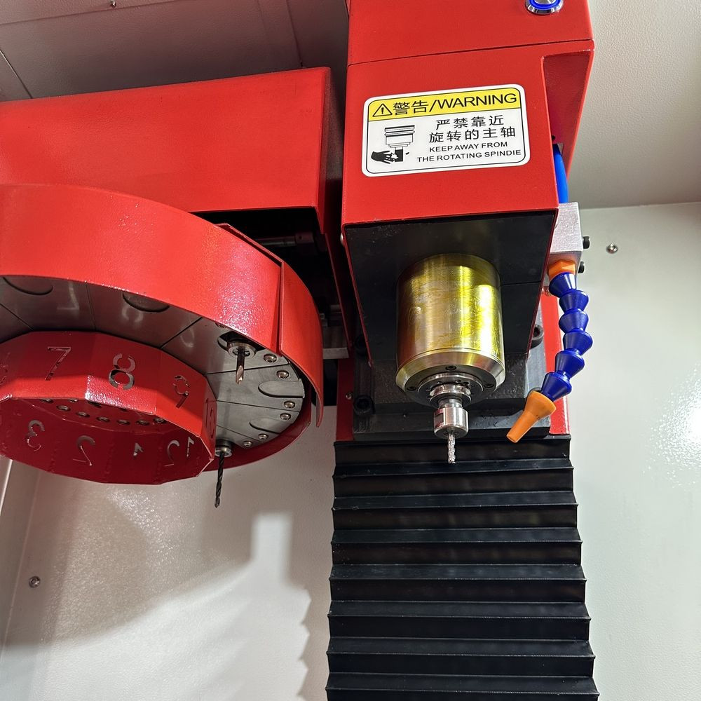 Buy Cnc Milling Machine Vmc210 Aluminum Steel Bt30 Spindle Mini Mill 12 ...
