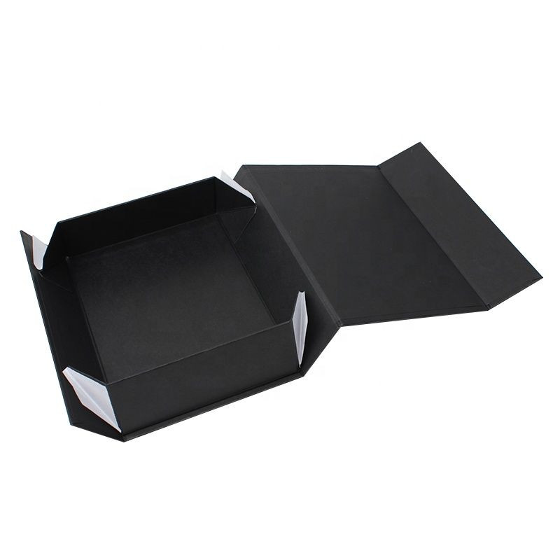 Buy Black Cardboard Foldable Gift Box from Juxiang packaging printing ...