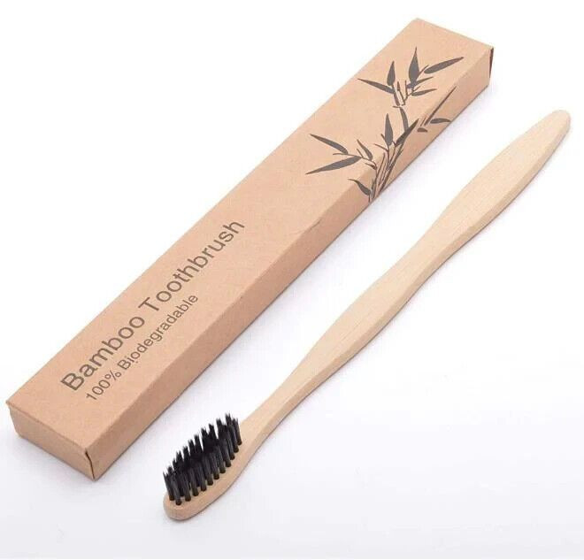 Buy Bamboo Toothbrush – Eco Friendly Biodegradable Toothbrush – Zero ...