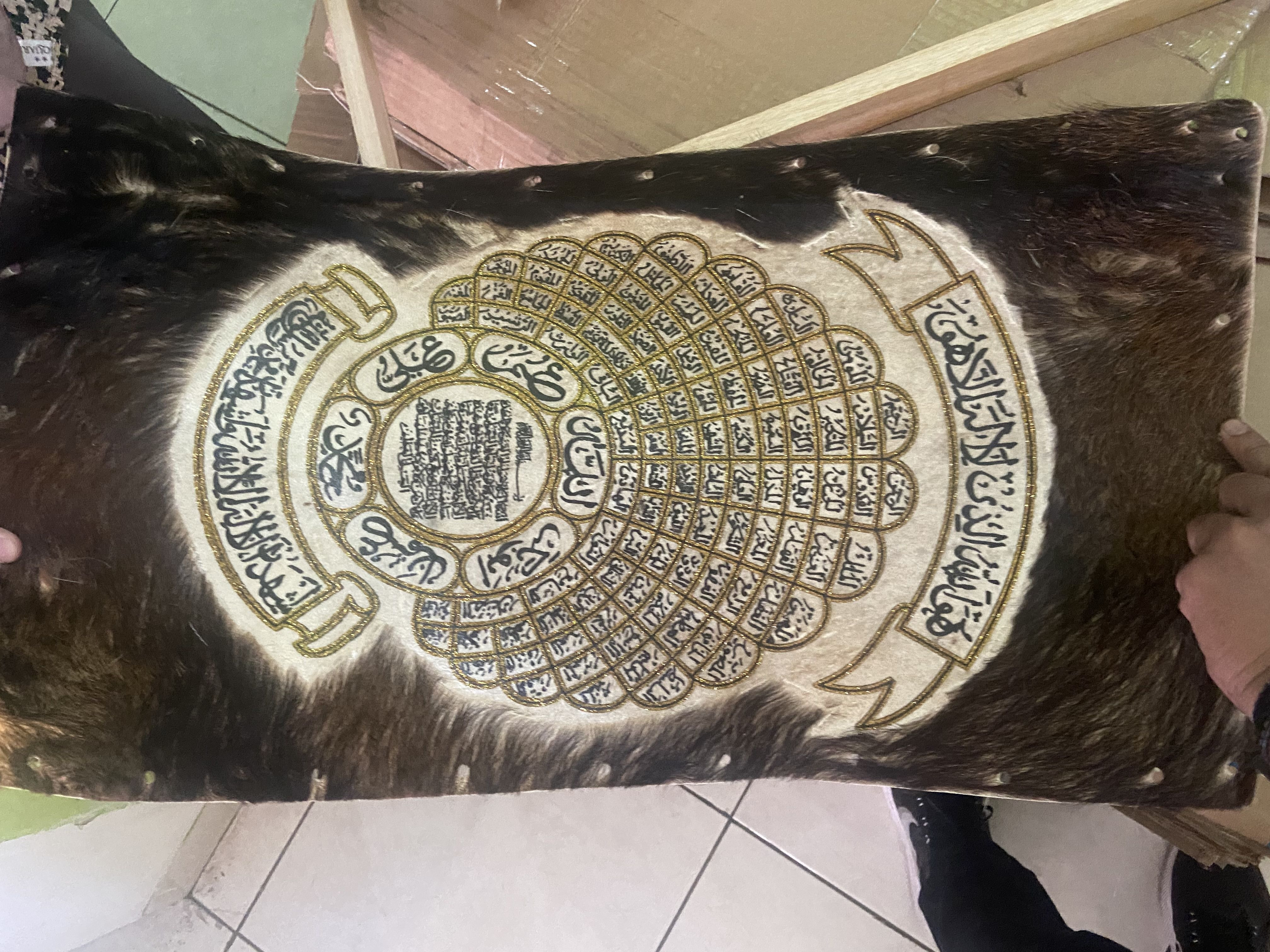Buy Calligraphy Genuine Goat Skin Leather 35*65 from P.T Hapsara Karya ...