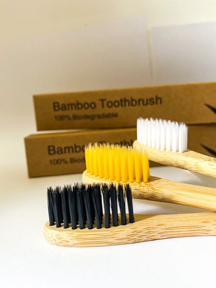 Buy Bamboo Toothbrush – Eco Friendly Biodegradable Toothbrush – Zero ...