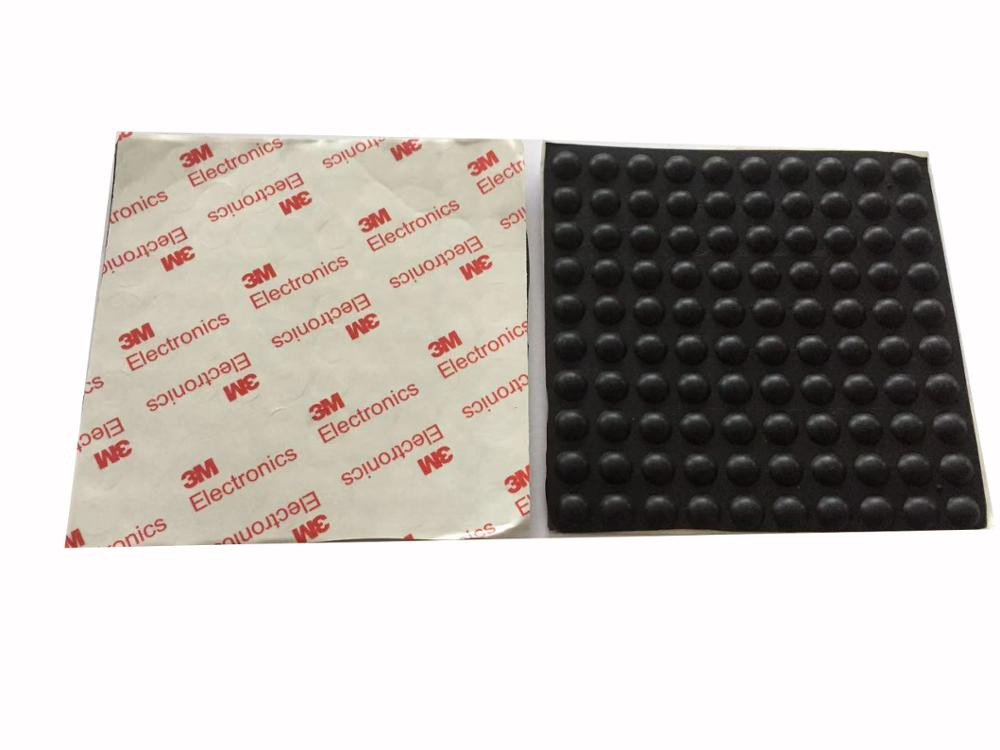 Buy 10*3 Custom Molded Design Adhesive Sticky Silicone Rubber Feet ...