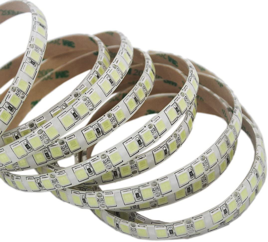 Buy 12v Warm White Led Strip Lights Waterproof, 16.4ft/5m 600leds ...