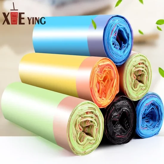 Buy 13 Gallon Black Plastic Drawstring Trash Garbage Bag from HUNAN ...