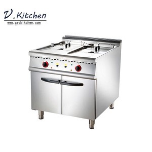 Buy 2-tank 14 Liter Open Fryer For Kitchen Used Food Frying Machine ...