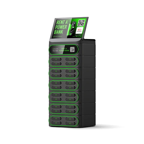 Buy 24 Slots Stackable Shared Power Bank Rental Station With Screen ...