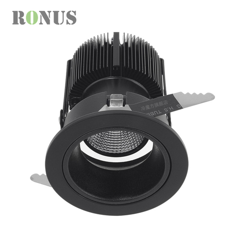 Buy 55mm Cutout Led 7w Ip44 Adjustable Cob Low Ugr Down Light Recessed ...