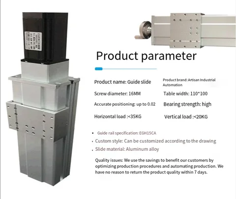 Buy Aluminum Profile Moving Guide Slide Fully Enclosed Slide Module ...