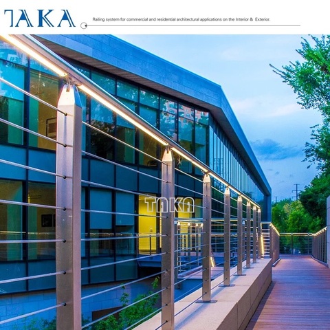 Buy Balcony Stairs Stainless Steel Railing Design Wire Cable Railing ...