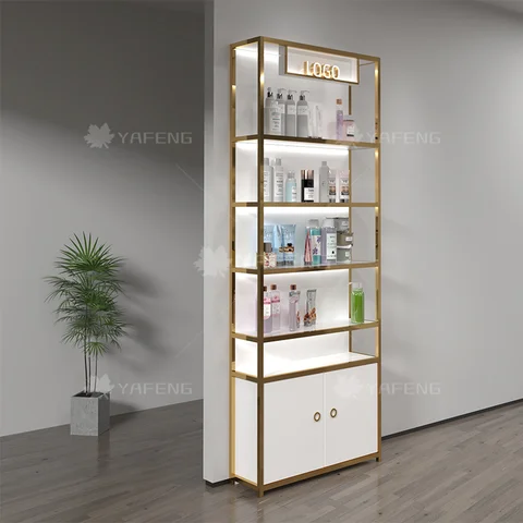 Buy Beauty Salon Display Cabinet Cosmetics Display Rack Nail Polish ...
