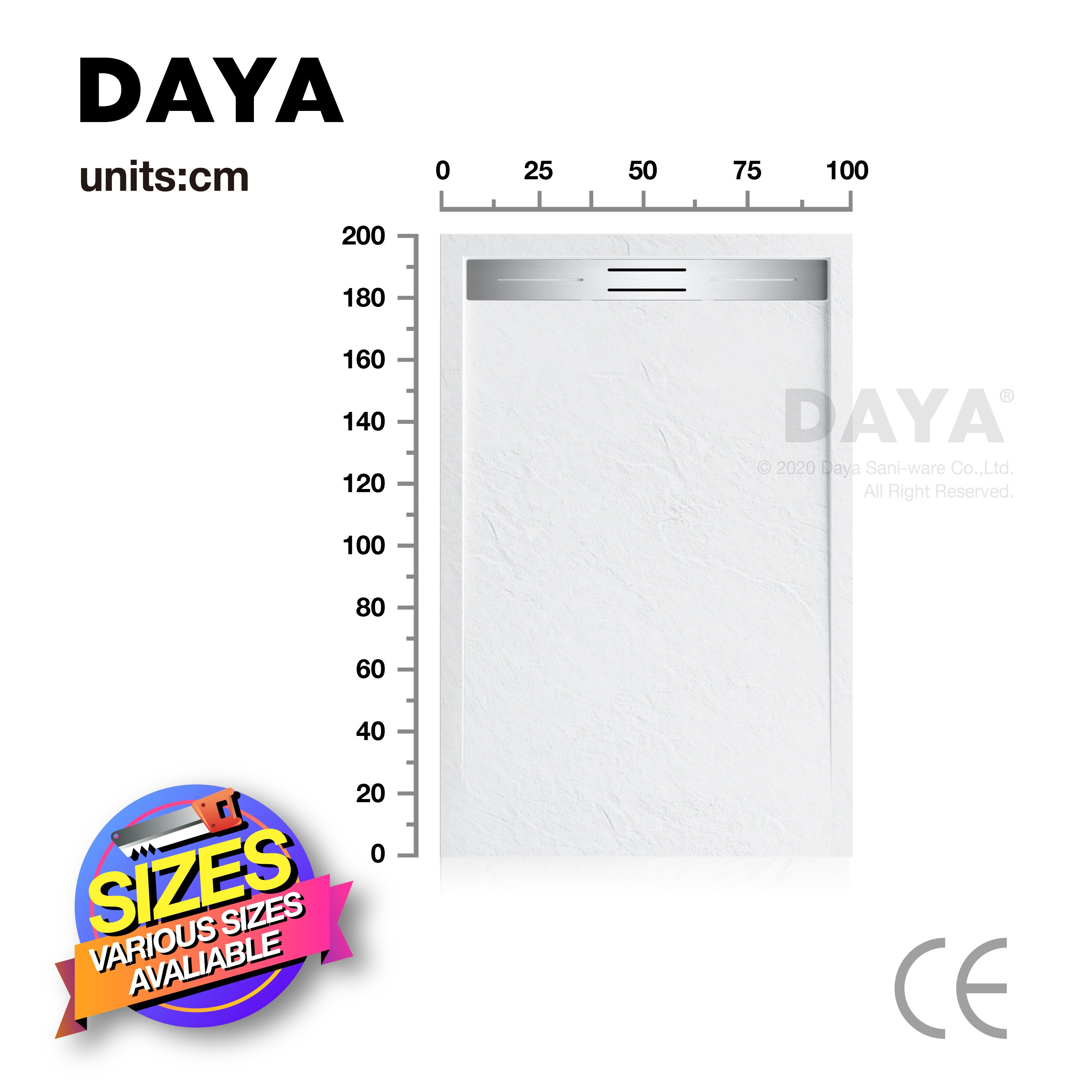 Buy British Shower Pan Hotel Shower Tray Durable Wholesale Ceramic ...