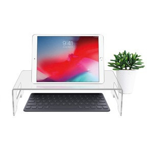 Buy Clear Acrylic Monitor Stand Perspex Ergonomic Laptop Stand ...