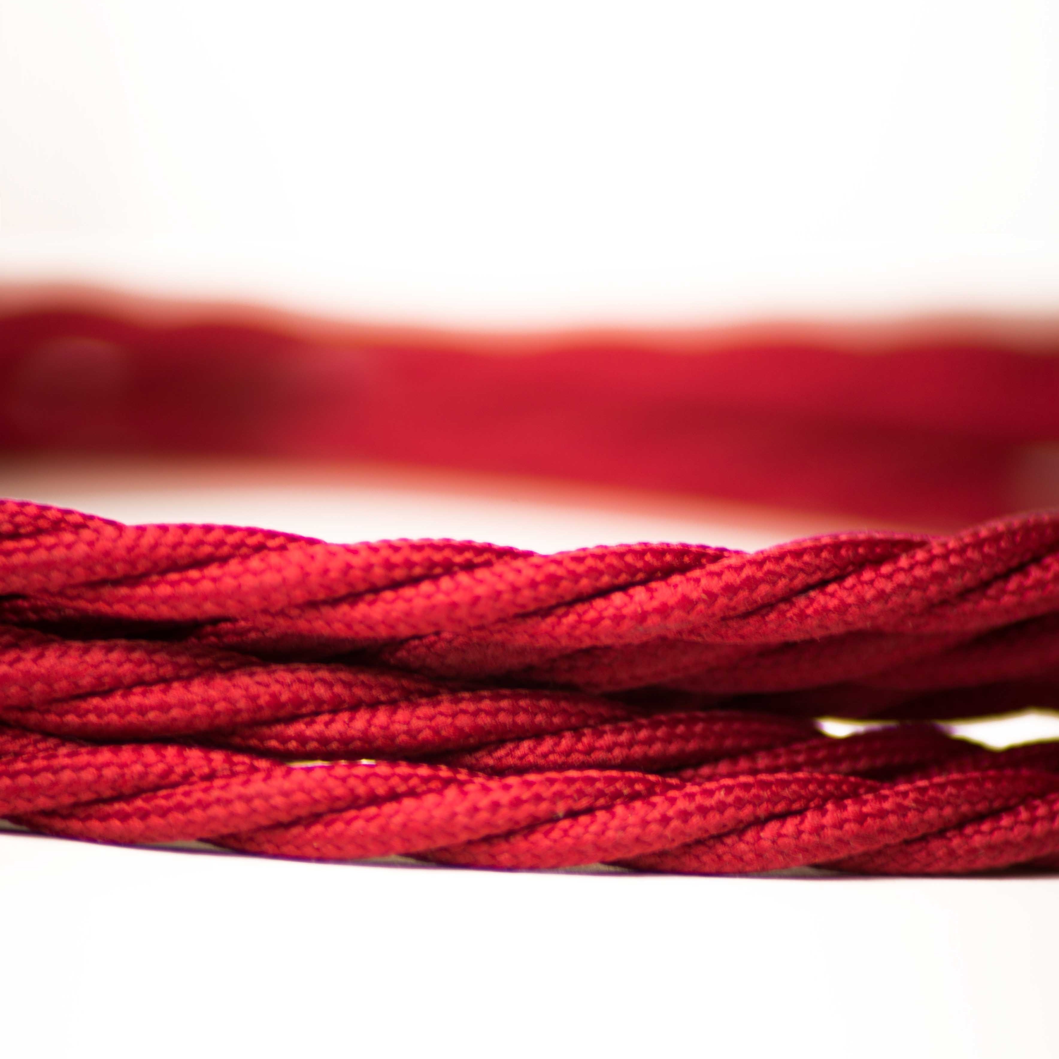 Buy Cloth Covered Fabric Twisted Cable Vintage Pendant Lamp Cord 2*0 ...