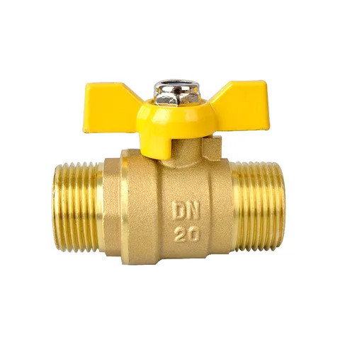 Buy Copper Butterfly Handle Copper Valve With Double Outer Wire And ...
