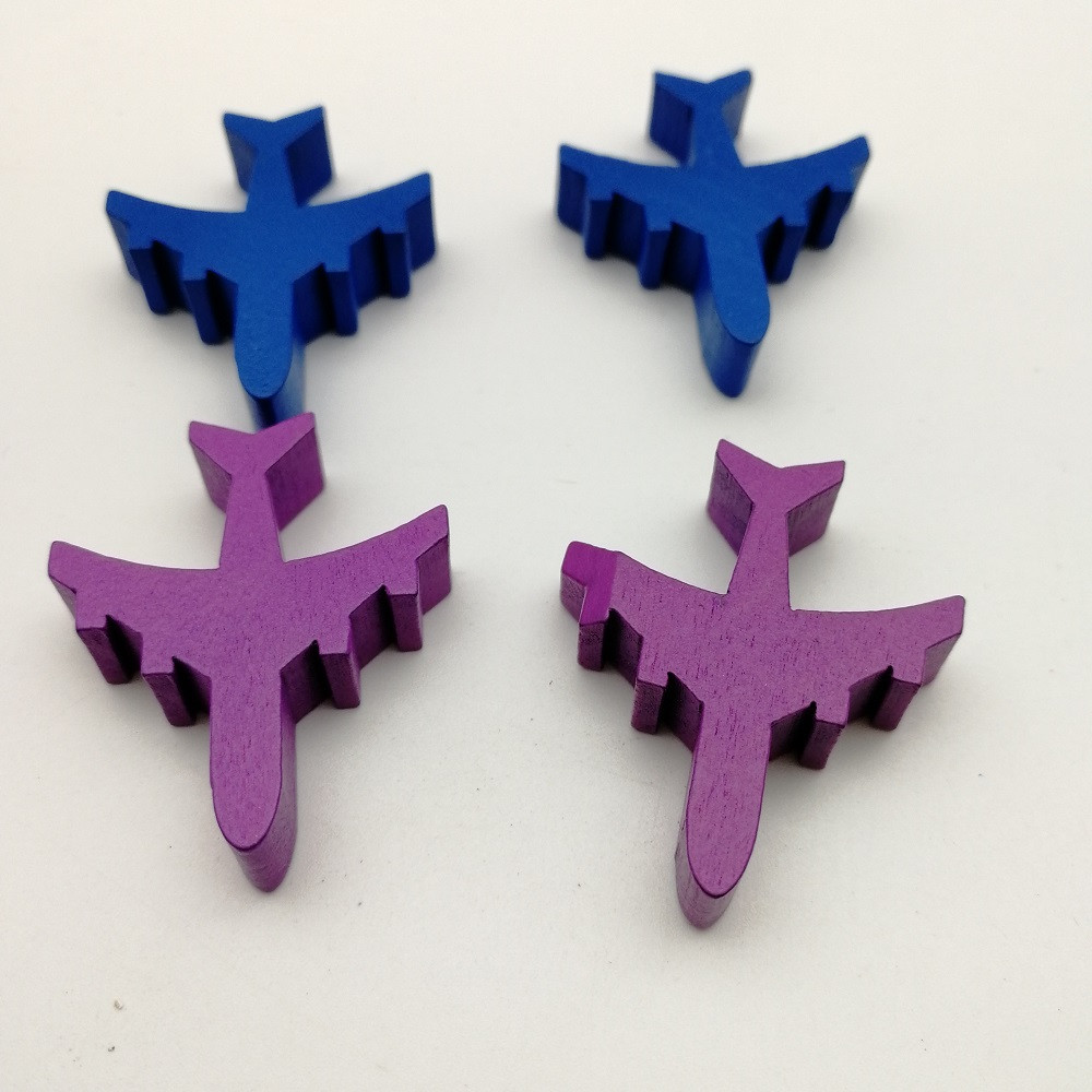 Buy Custom Board Game Ludo Game Component Wooden Plane Pieces from ...