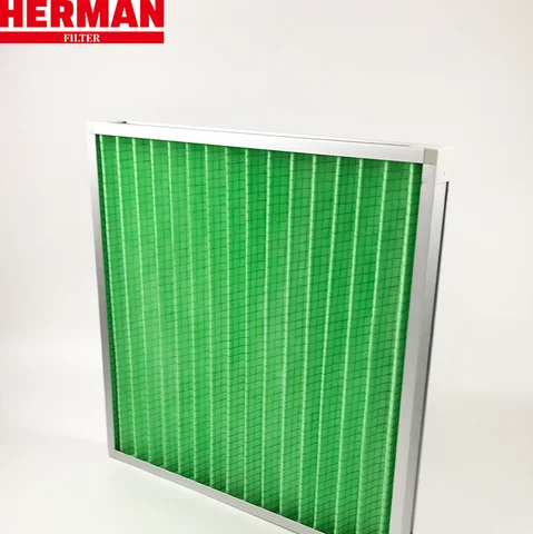 Buy Custom Hvac Air Filter Aluminium Pleated Panel Ac Furnace Pre ...