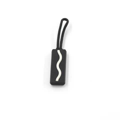 Buy Custom Injection Logo Silicone Zip Pull Rubber Soft Zipper Puller ...