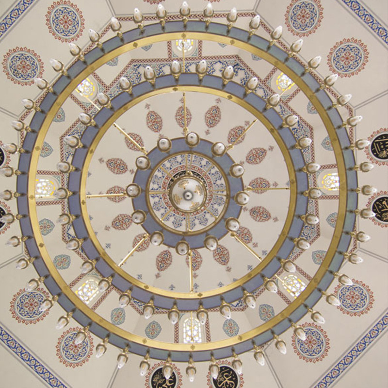 Buy Custom Made Design Mosque Islam Copper Crystal Lighting Islamic ...