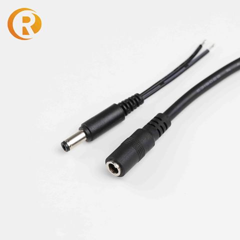 Buy Dc 5521 5525 24 V Barrel Connector 12v 2.1*5.5mm Plug Male Female ...