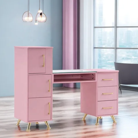Buy Design Workstation Wood Mobile Artist Beauty Salon Technician Nail ...
