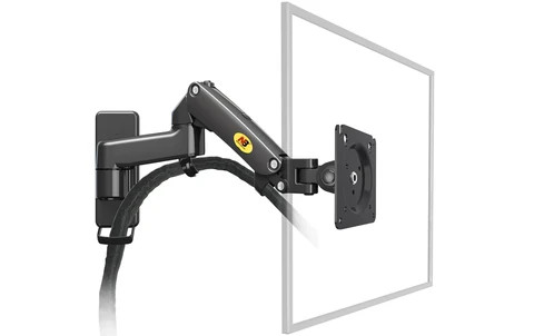 Buy Diy Swivel Monitor Mounting Support Removable Bracket Black Led ...