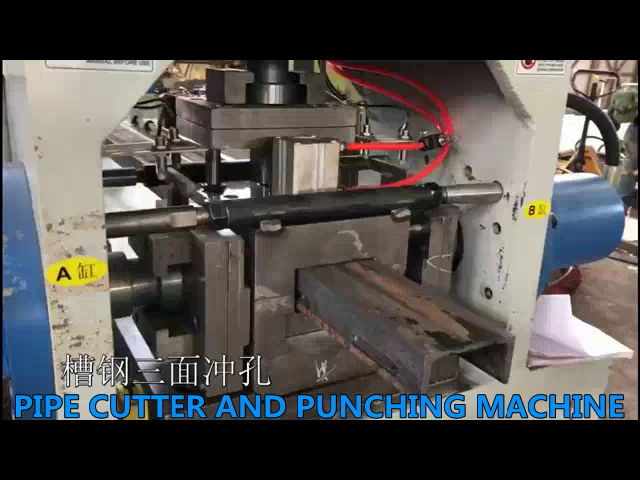 Buy Double Line Metal Pipe Hole Punch Piercing Machine Ce Iso Approved ...