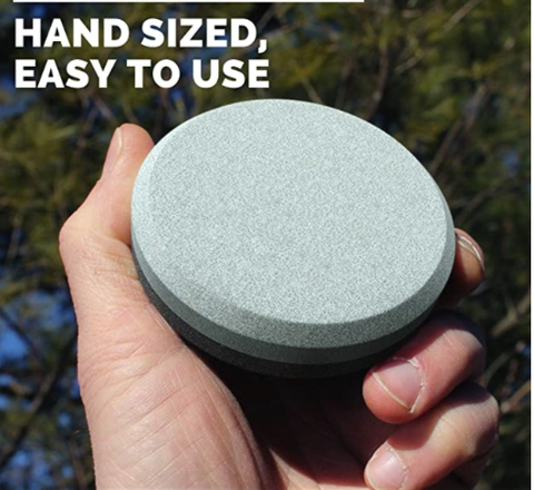 Buy Double Size Oil Stone Round Sharpening Stone Outdoor Tool Accessory ...