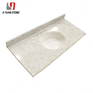 Buy Economical Commercial Carrara Countertop Banjo Vanity Top Bathroom ...