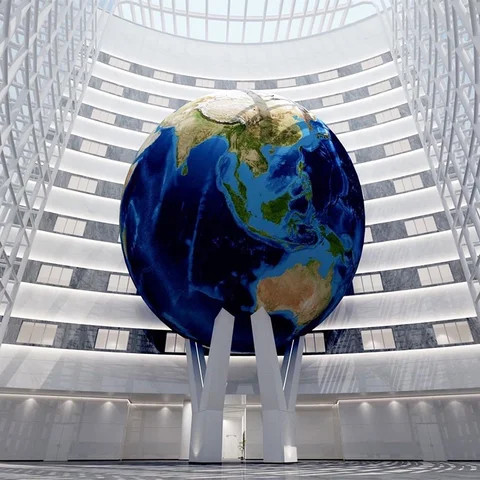 Buy Factory Stock Shaped Led Spherical Screen Globe Diameter 1m 1.5m 2m ...